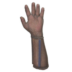 Whizard Metal Mesh Hand & Wrist Gloves with 7.5" Cuff